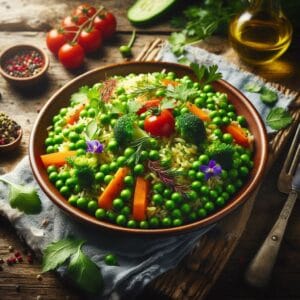 Riz au Petit Pois Recette Facile