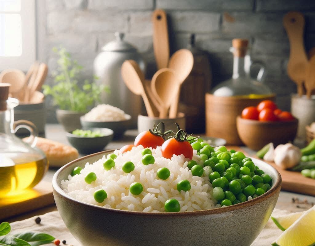 Riz au Petit Pois Recette Facile