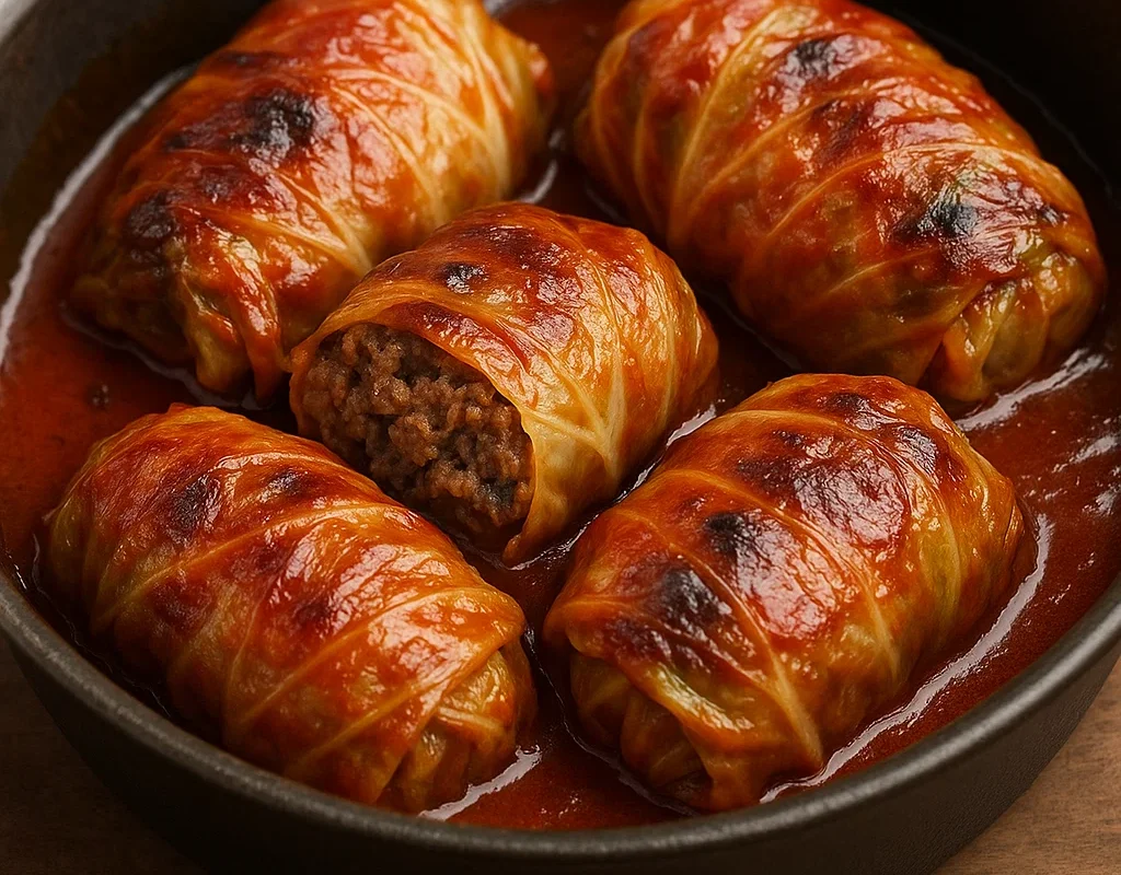 Recette Choux Farcis au Four Viande Hachée