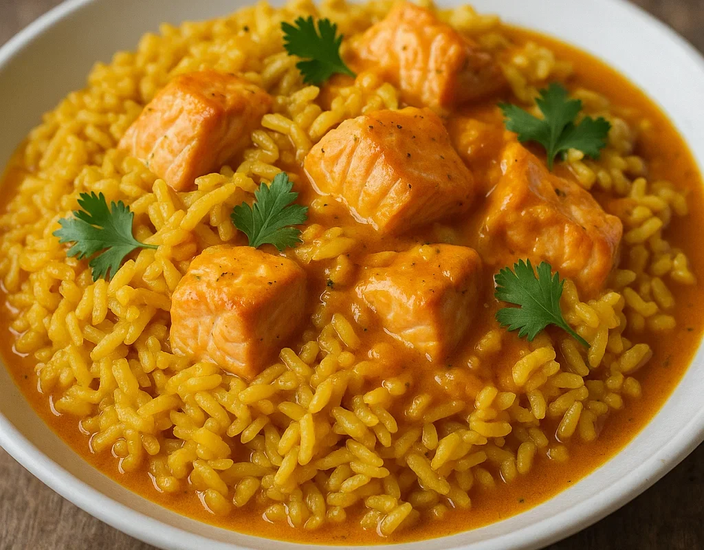 Recette Riz Saumon Curry