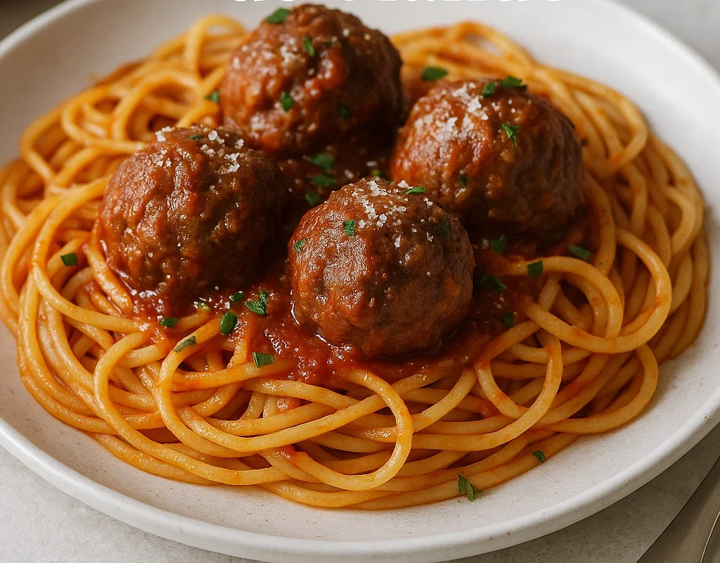 Recette Spaghetti Boulette de Viande